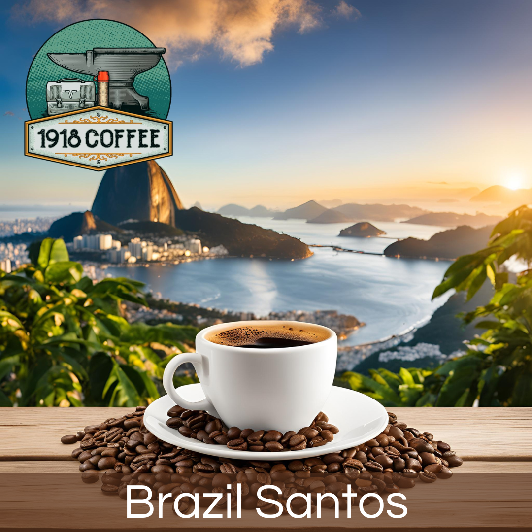 Brazil Santos Coffee Smooth Nutty Flavor With A Rich Aroma 1918 Co